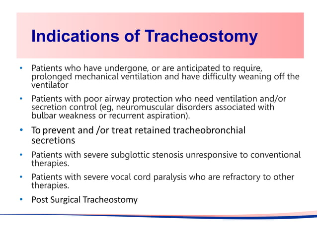 PERCUTANEOUS TRACHEOSTOMY- -NOV[1].pptx | Ear, Nose and Throat ...
