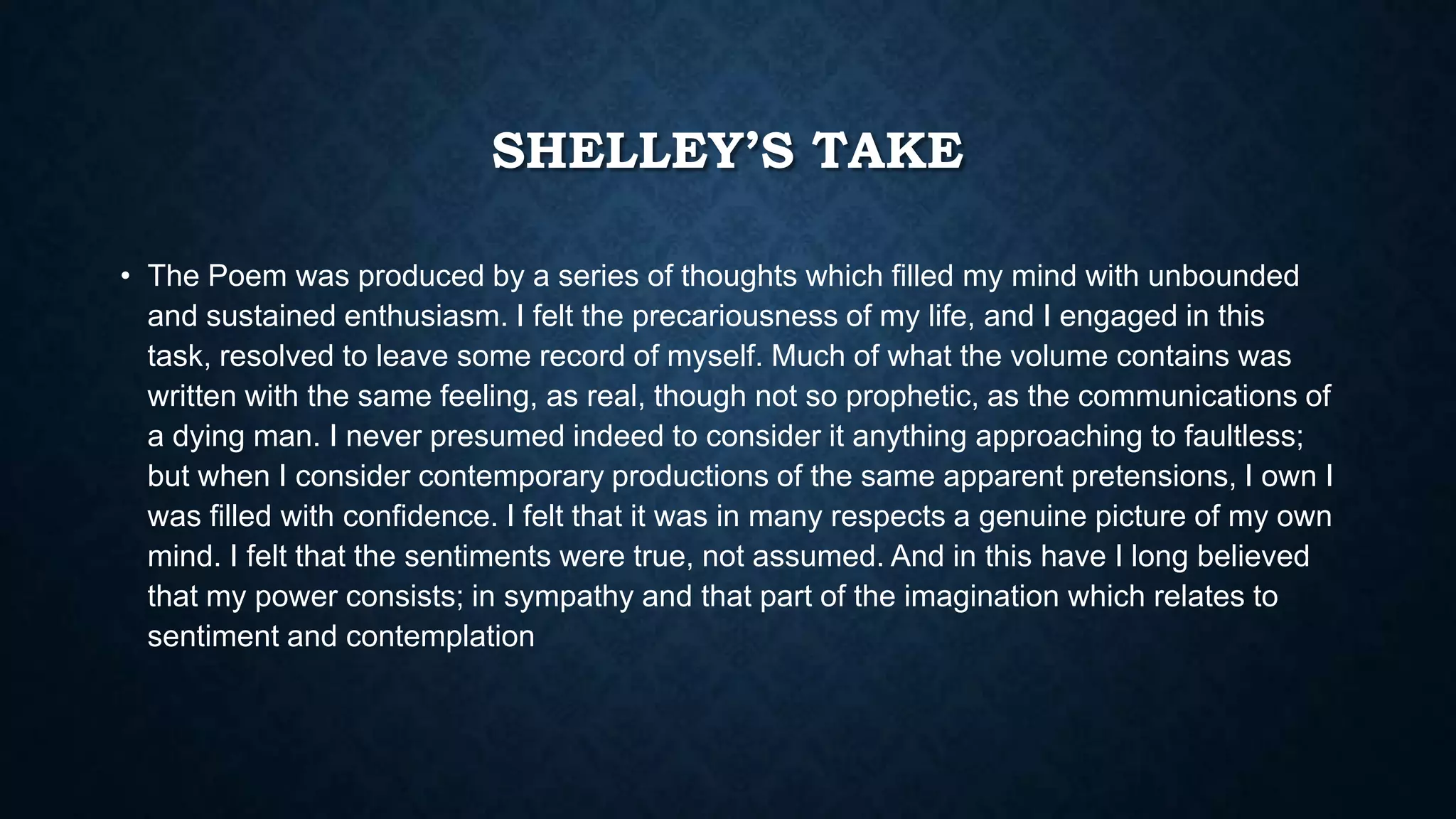 Percy bysshe shelley | PPTX