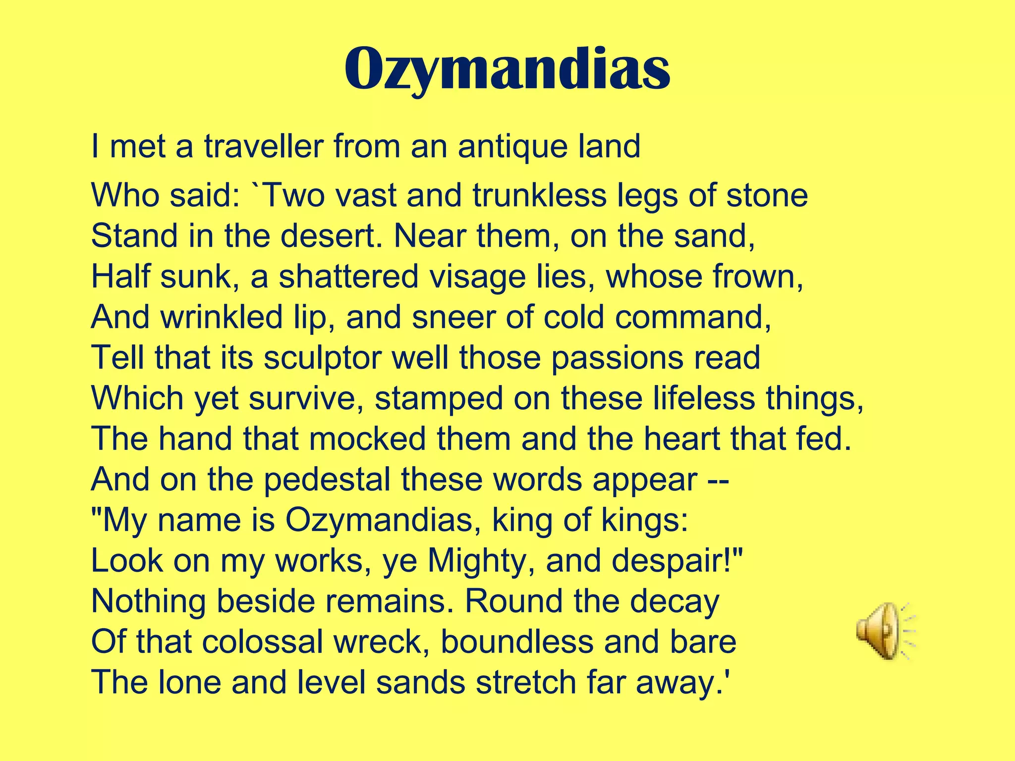 Percy Bysshe Shelley | PPT