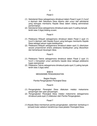 Perda 7 th_2014_ttg_perangkat_desa | PDF