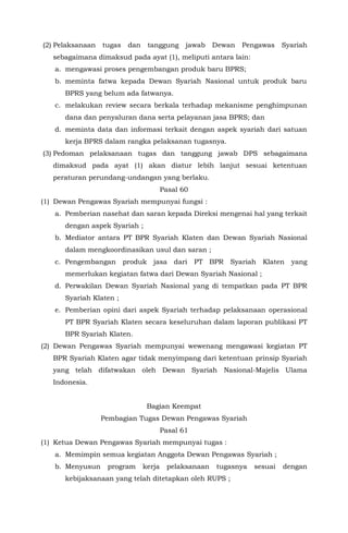 2013 Perda bank syariah bersinar klaten fasilitasi print | PDF