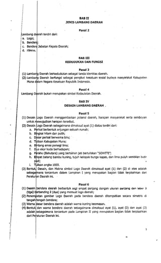 Perda kabupaten muna | PDF