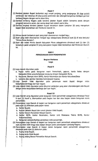 Perda kabupaten muna | PDF