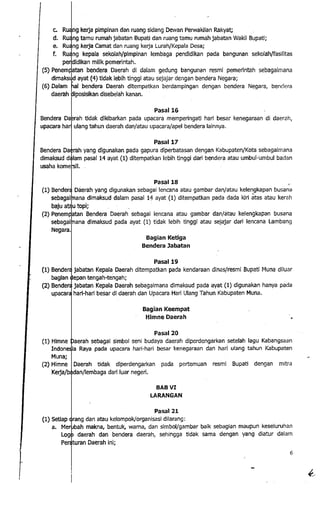 Perda kabupaten muna | PDF
