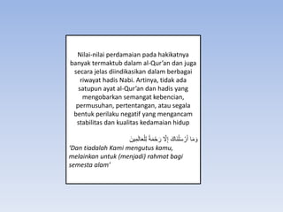 Perdamaian dalam sengketa | PPTX