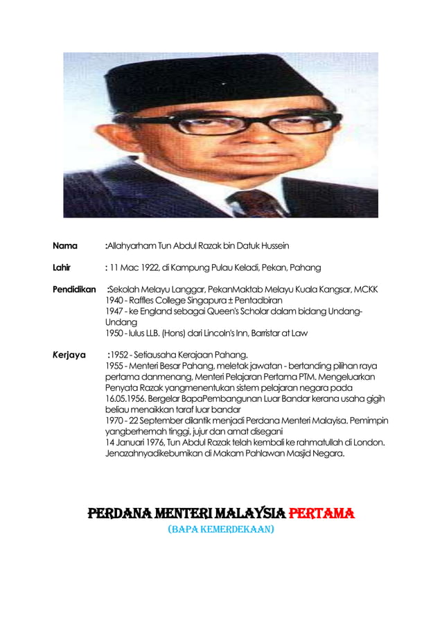 Perdana menteri malaysia