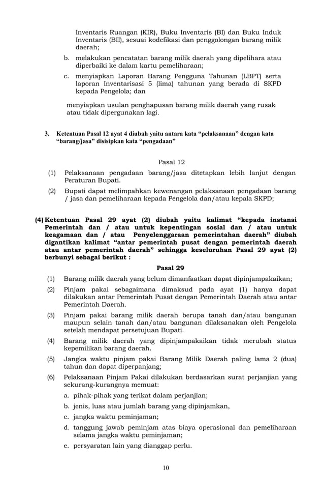 Perda Nunukan no.8-2009 tentang pengelolaan barang milik daerah | PDF
