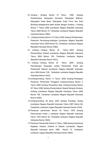 Perda no.17-2008 Pelestarian Lingkungan Hidup | PDF