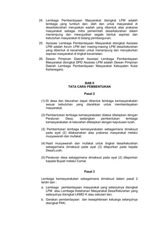 PERATURAN DAERAH KABUPATEN KUTAI KARTANEGARA NOMOR 19 TAHUN 2008 ...