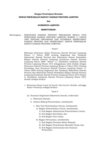 Perda Nomor 2 Tahun 2014 | PDF