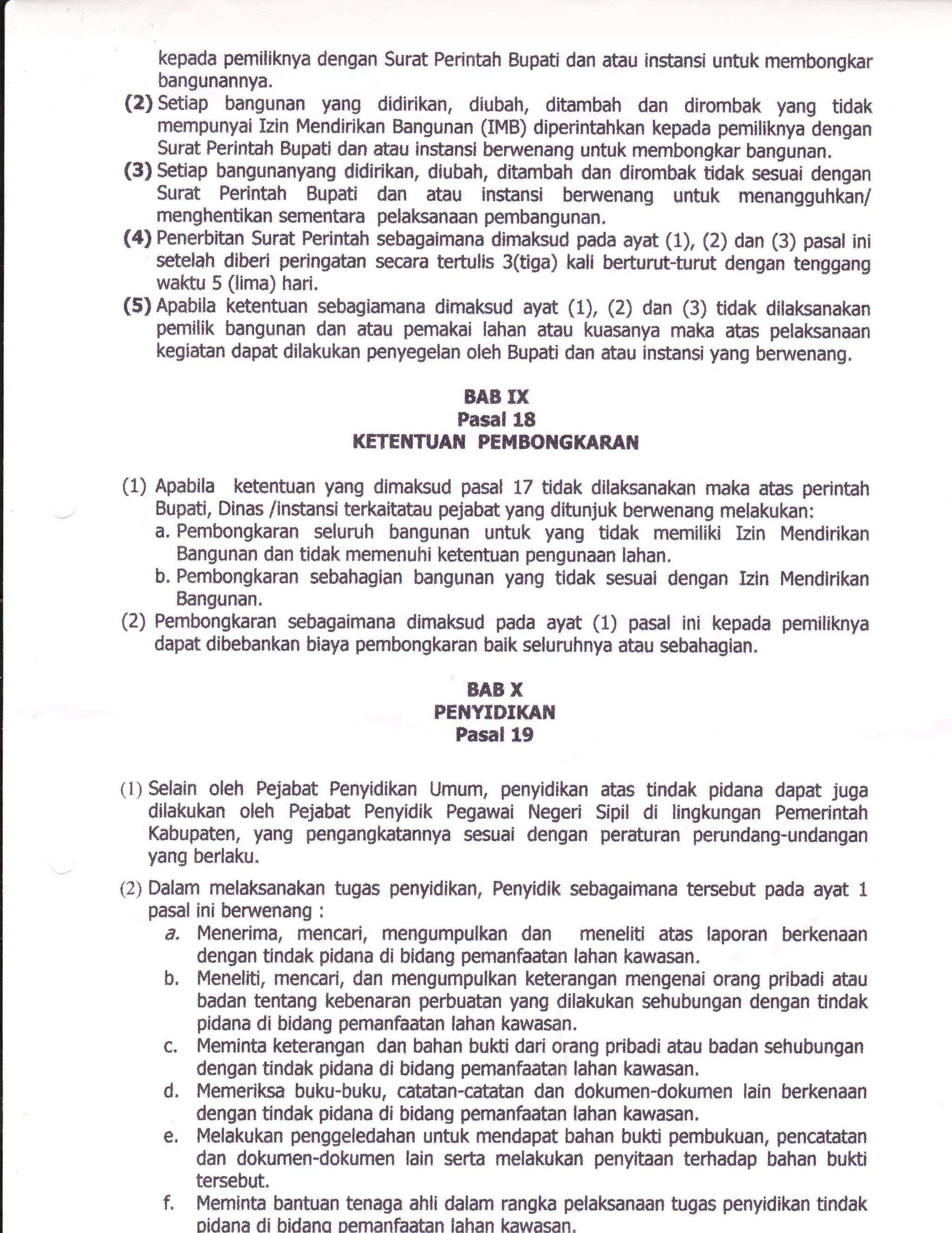 Perda Kab. Padang Pariaman No 05 tahun 2004 Kawasan Strategis Kabupaten Padang Pariaman | PDF