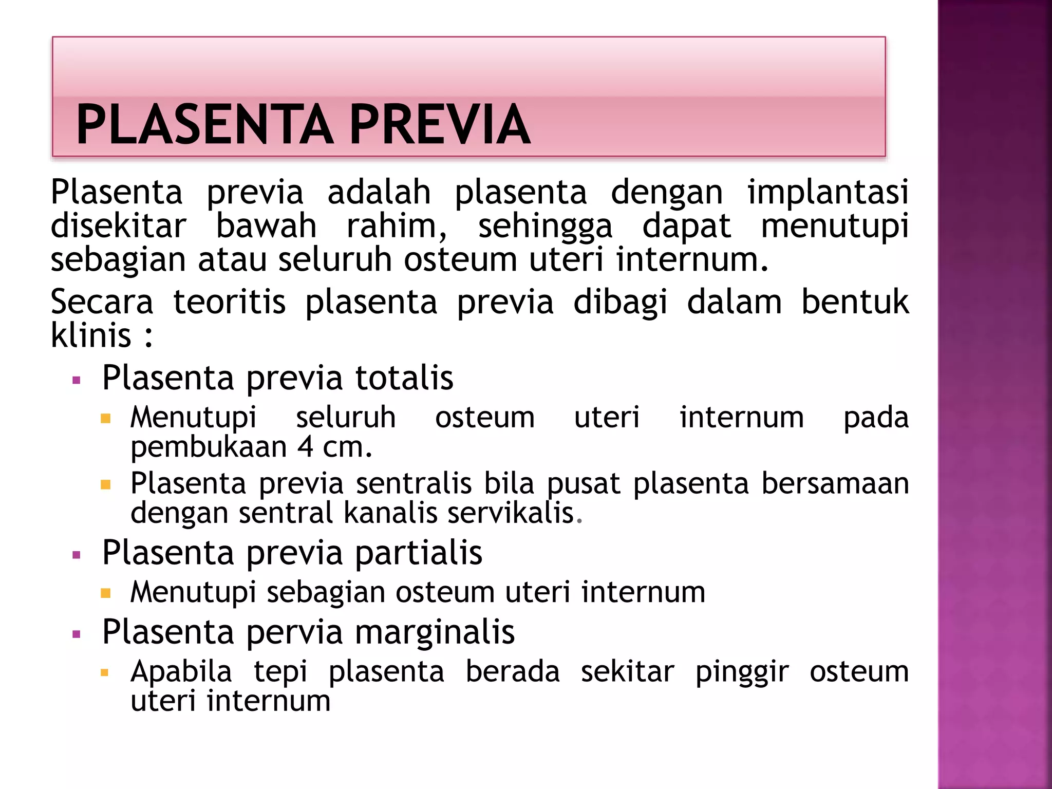 Perdarahan antepartum | PPTX