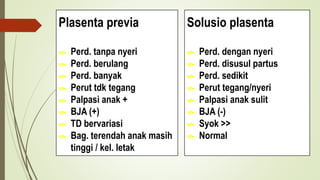 Perdarahan ante partum | PPTX