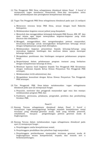 Perdes lembaga kemasyarakatan desa | PDF