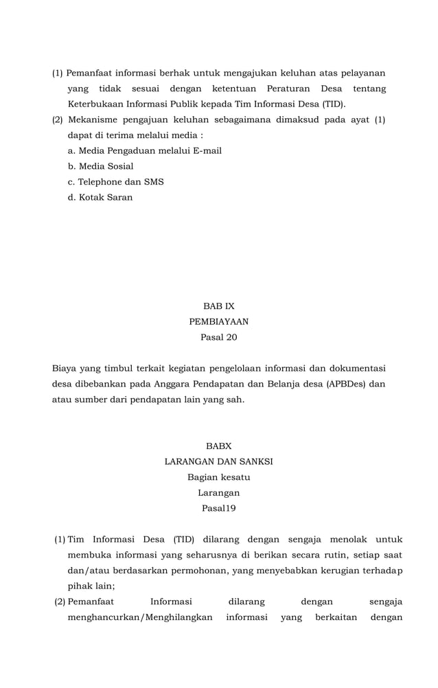 Perdes no 2 tahun 2019 tentang kip | PDF