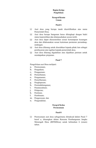 Perdes Nomor 2 Tahun 2021 Tentang Pengelolaan Aset Desa.docx
