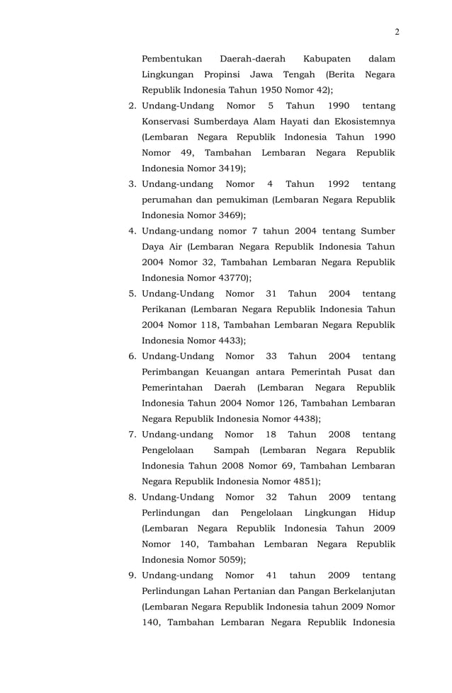 PERDES 3 TENTANG PELESTARIAN LINGKUNGAN HIDUP | PDF