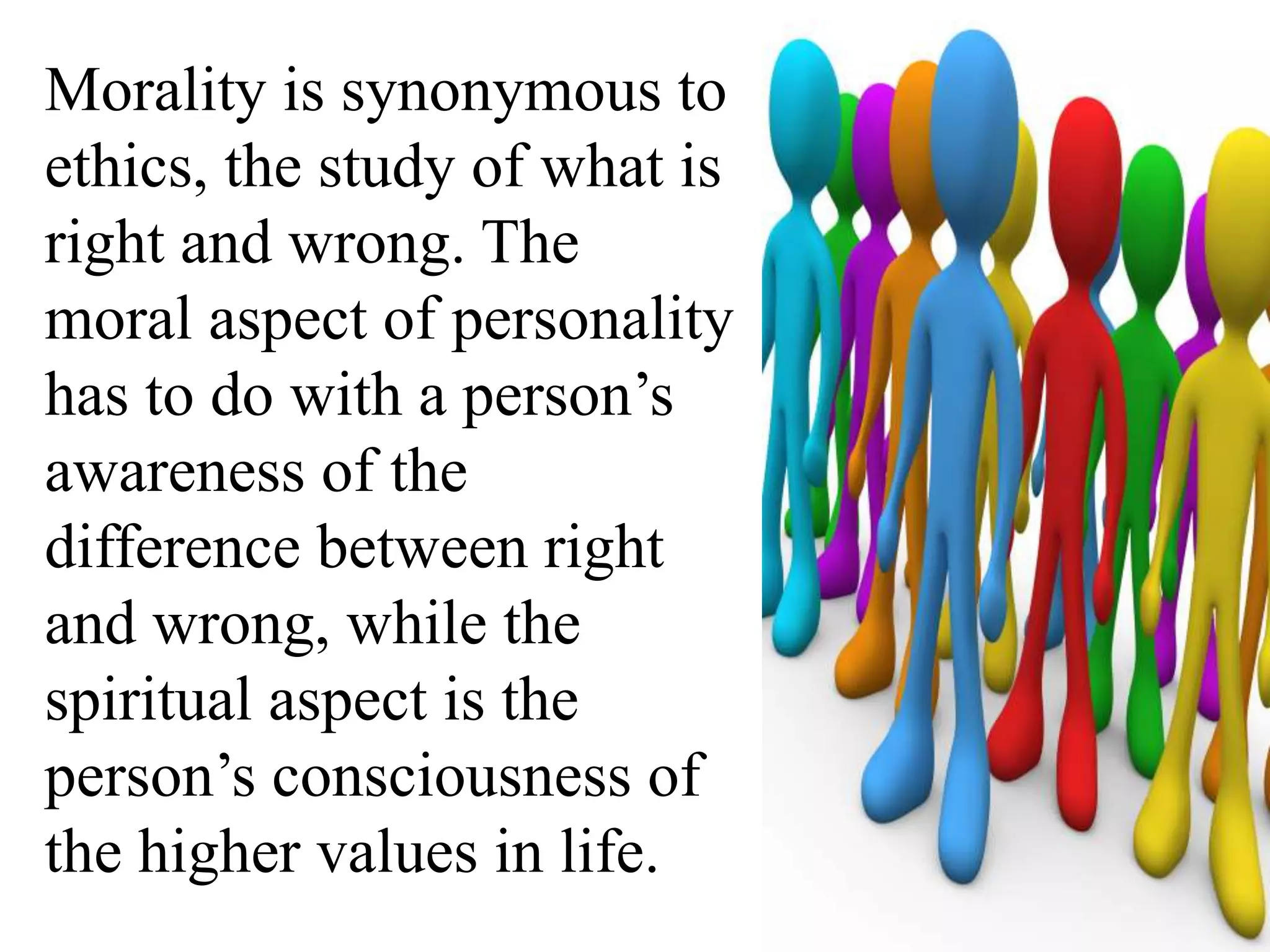 The Moral and Spiritual Aspects of Personality | PPTX