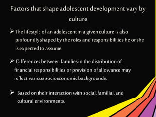 SOCIAL RELATIONSHIPS IN MIDDLE AND LATE ADOLESCENCE | PPTX