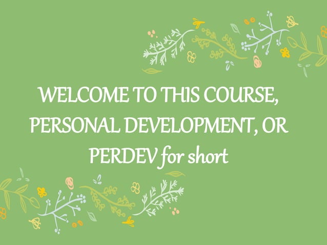 PERDEV | PPT