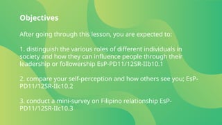 PERSONAL DEVELOPMENT LESSON SEVEN GRADE 12 | PPTX