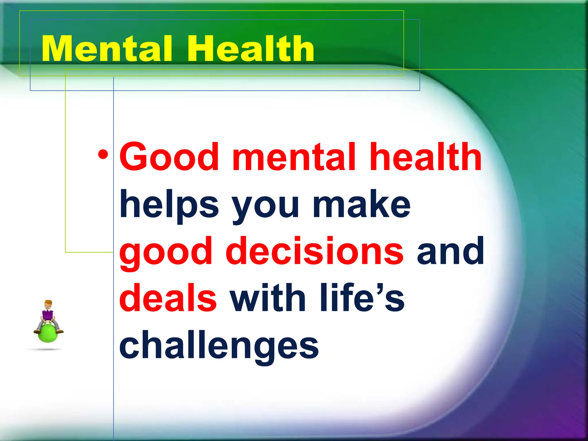 Personal Development Mental Health Pptx