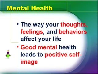 Personal Development Mental Health Pptx