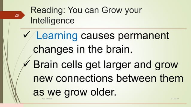 PERDEV- The Powers of the Mind.pptx | Brain and Nervous System ...
