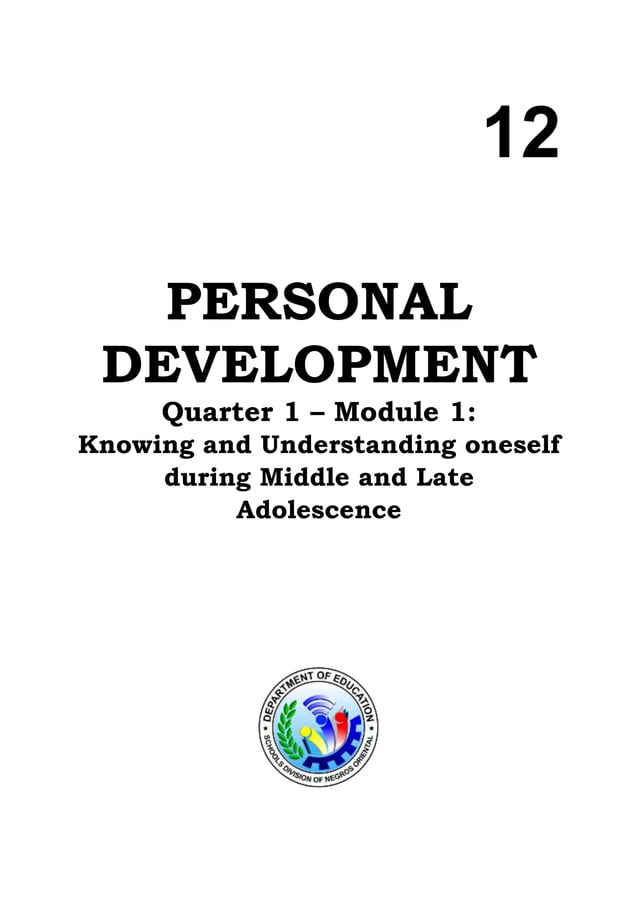 PERsonal DEVelop12_Q1_M1 for teacher.pdf | Educational Assessment | Education