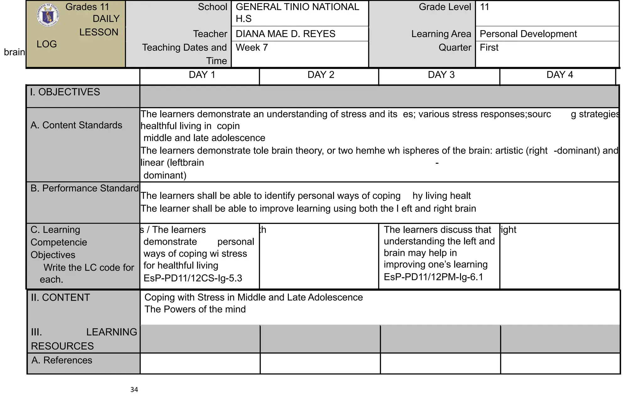 PERSONAL DEVELOPMENT LESSON PLAN COMPLETE.pdf