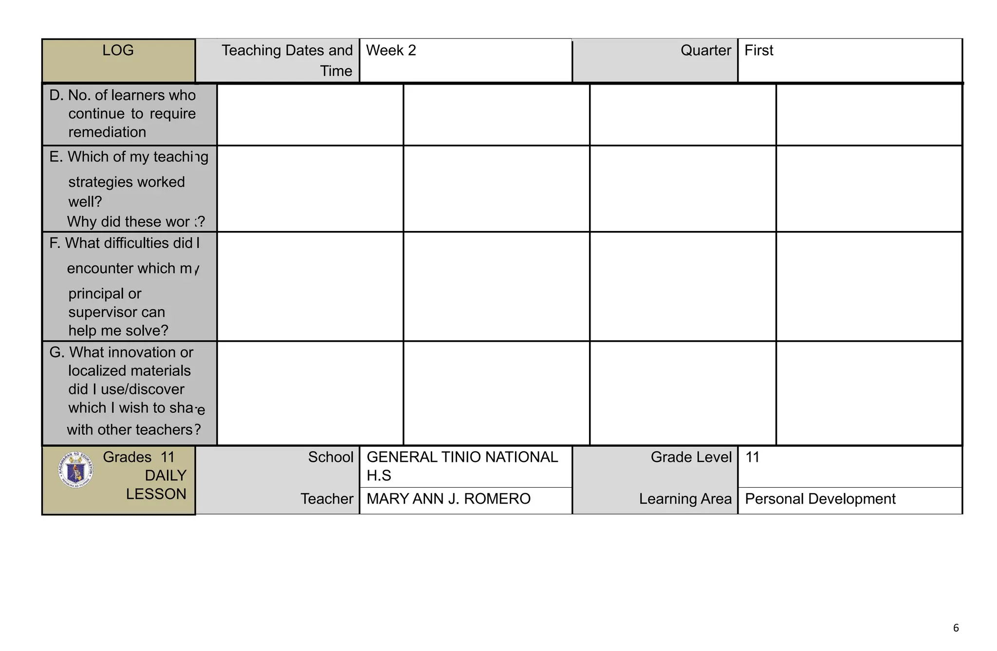 PERSONAL DEVELOPMENT LESSON PLAN COMPLETE.pdf