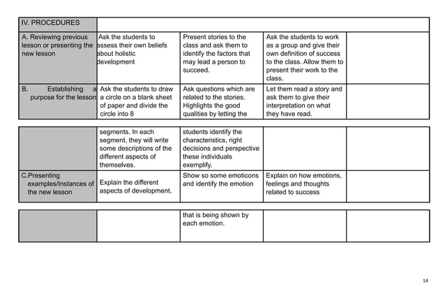 PERSONAL DEVELOPMENT LESSON PLAN COMPLETE.pdf | Educational Assessment ...