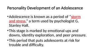 PERSONALITY DEVELOPMENT PTT WEEK 1 PART 1 | PPTX