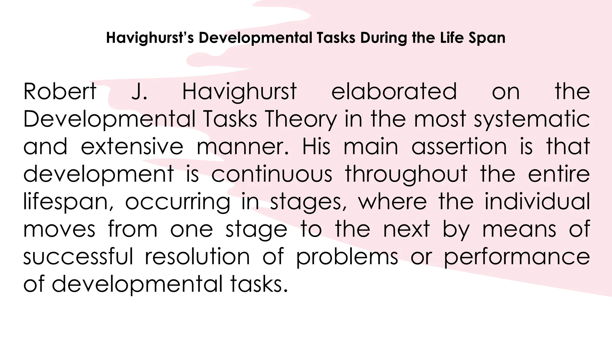 PERDEV MODULE 3 - the developmental stages | PPTX