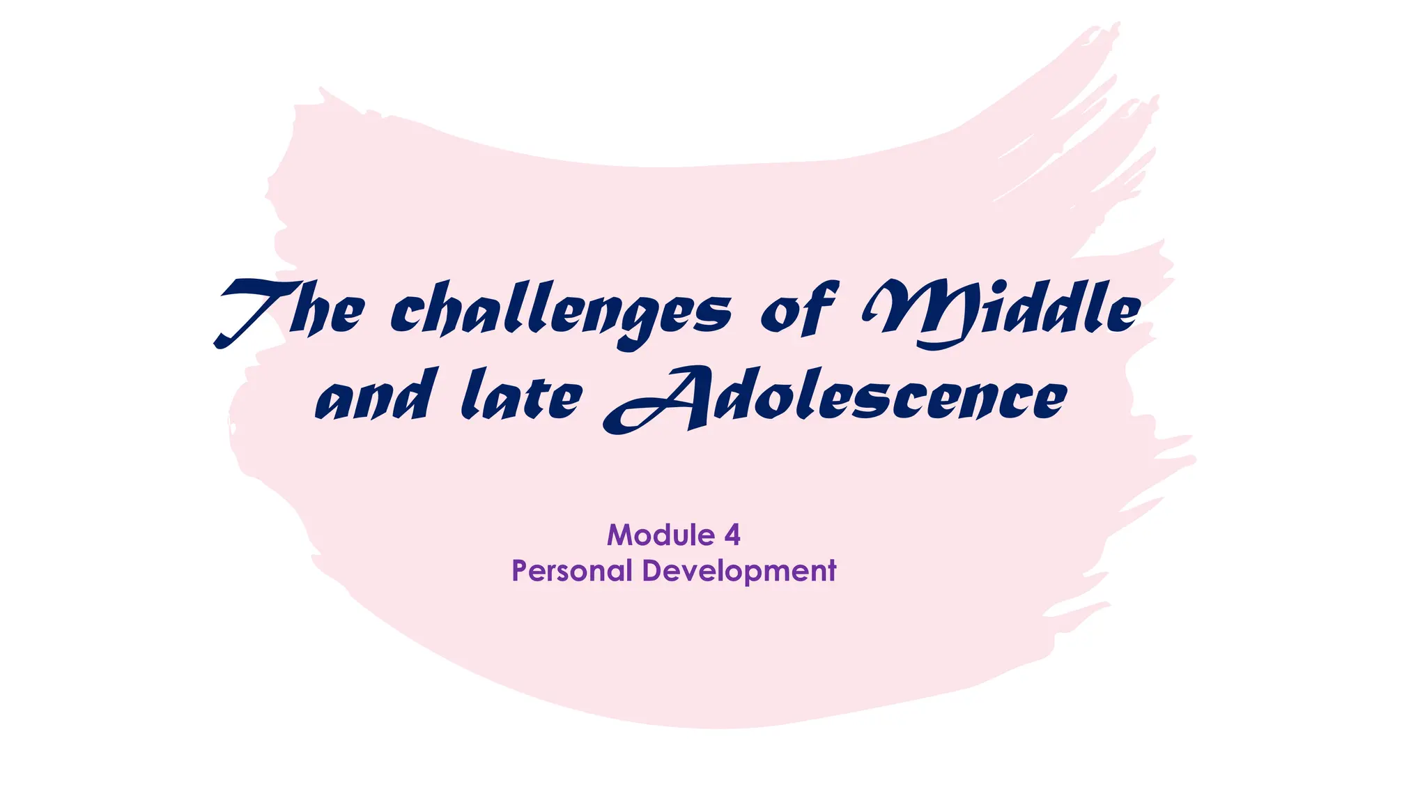 PERDEV MODULE 3 - the developmental stages | PPTX