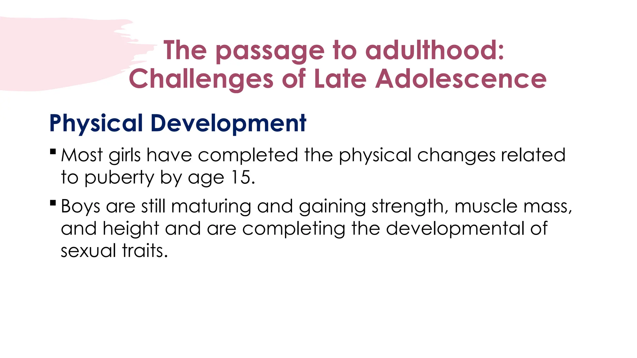 PERDEV MODULE 3 - the developmental stages | PPTX