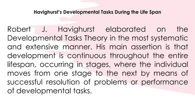 PERDEV MODULE 3 - the developmental stages | PPTX