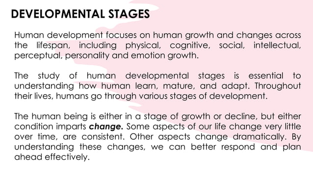 PERDEV MODULE 3 - the developmental stages | PPTX