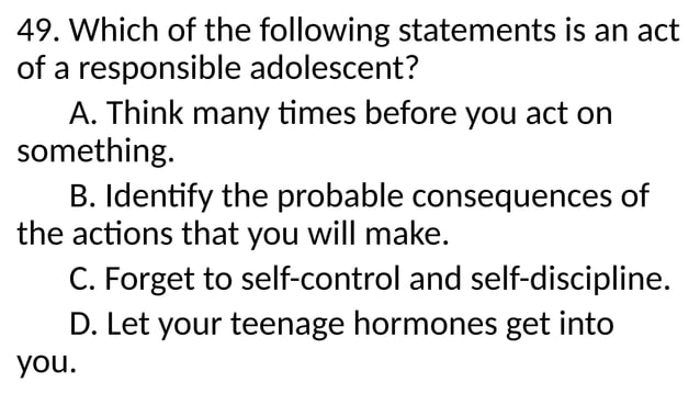 PERDEV Quarter 1-Long Quiz Module 1-Module 7 | PPT