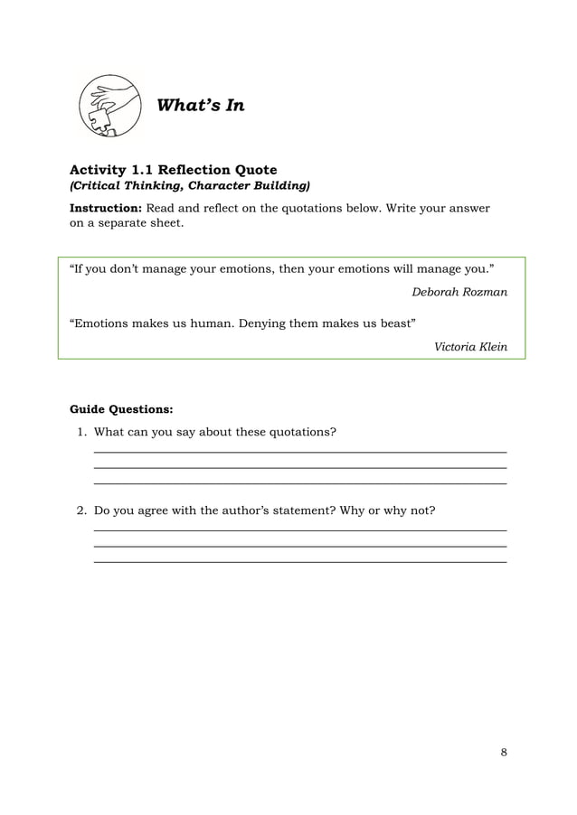 PERDEV_Q1_Mod7_Emotional Intelligence.pdf | Educational Assessment | Education