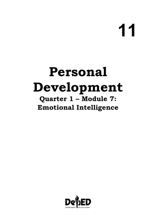 PERDEV_Q1_Mod7_Emotional Intelligence.pdf | Educational Assessment | Education