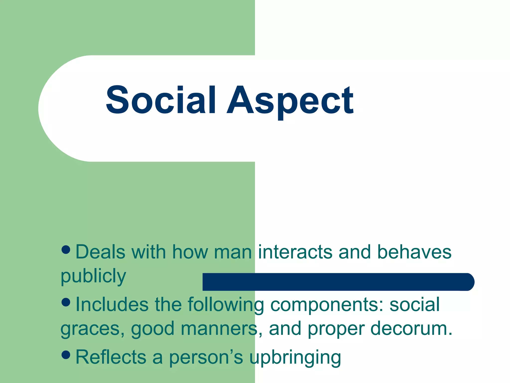 Perdev social aspect | PPT