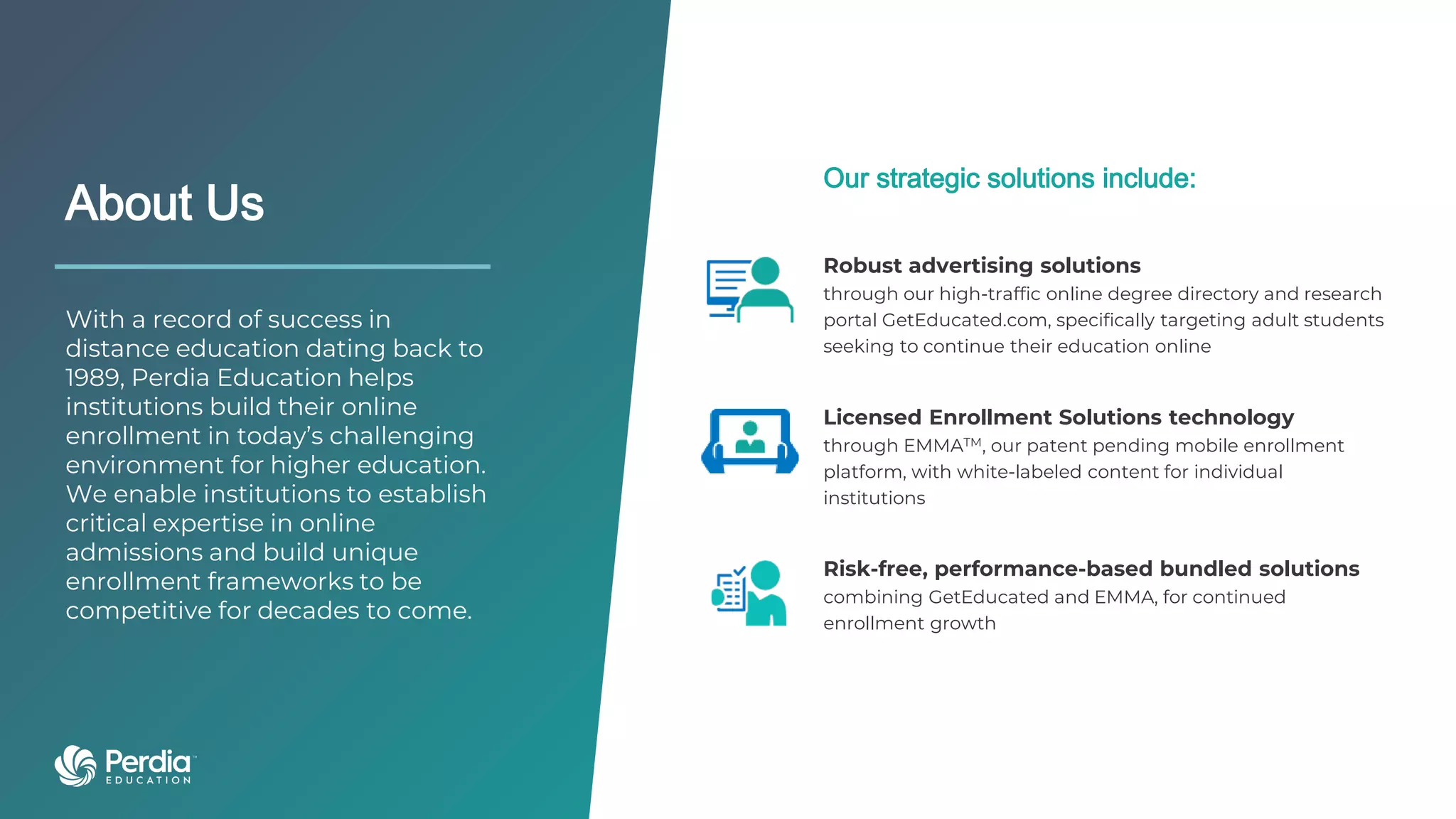 Perdia Education Bundled Services | PPT