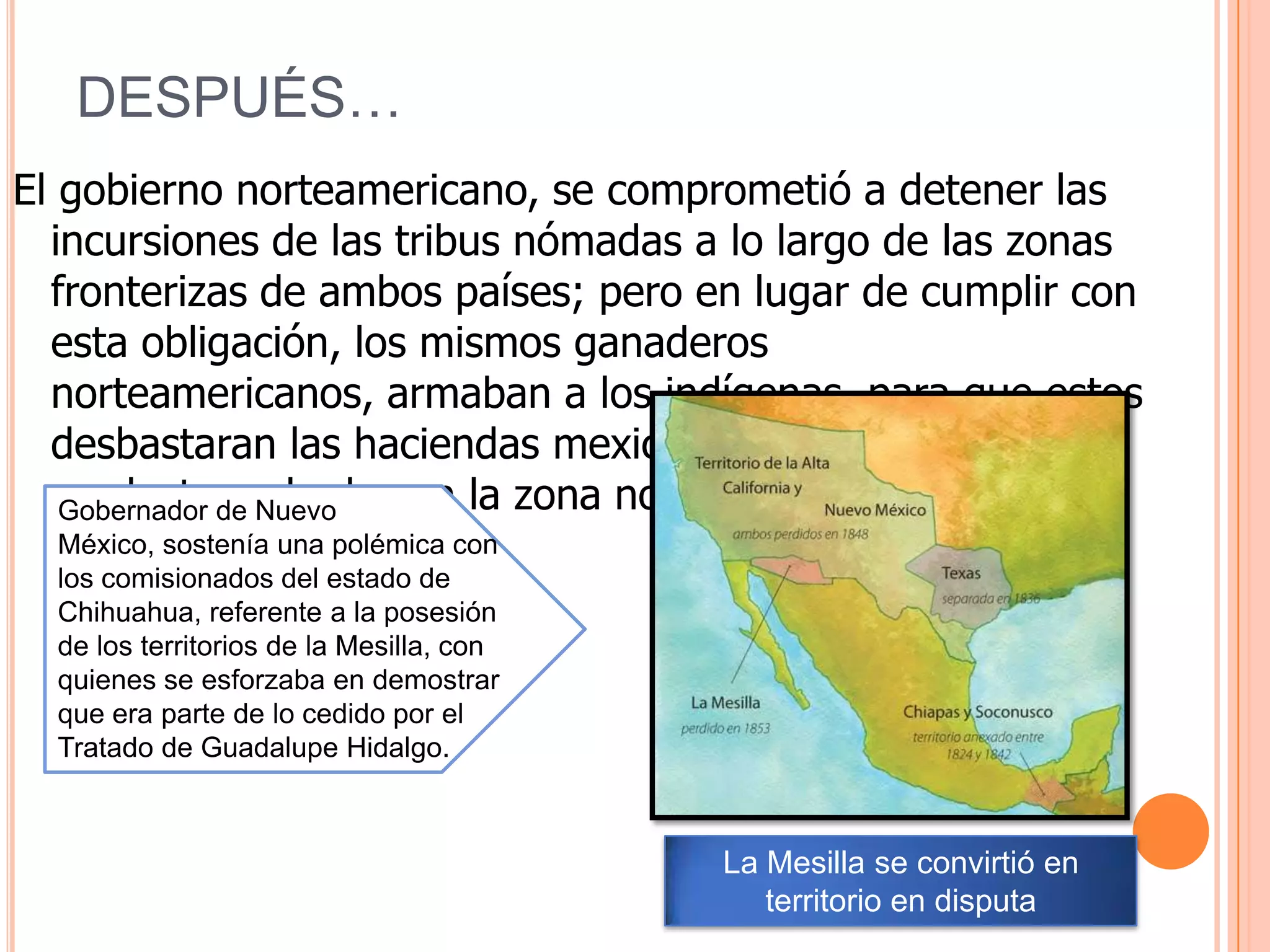 Perdida de territorio mexicano | PPTX
