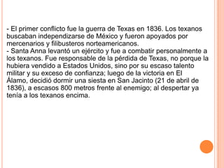Perdida de territorio mexicano | PPTX