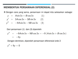 Pengenalan Matakuliah Persamaan Diferensial | PDF