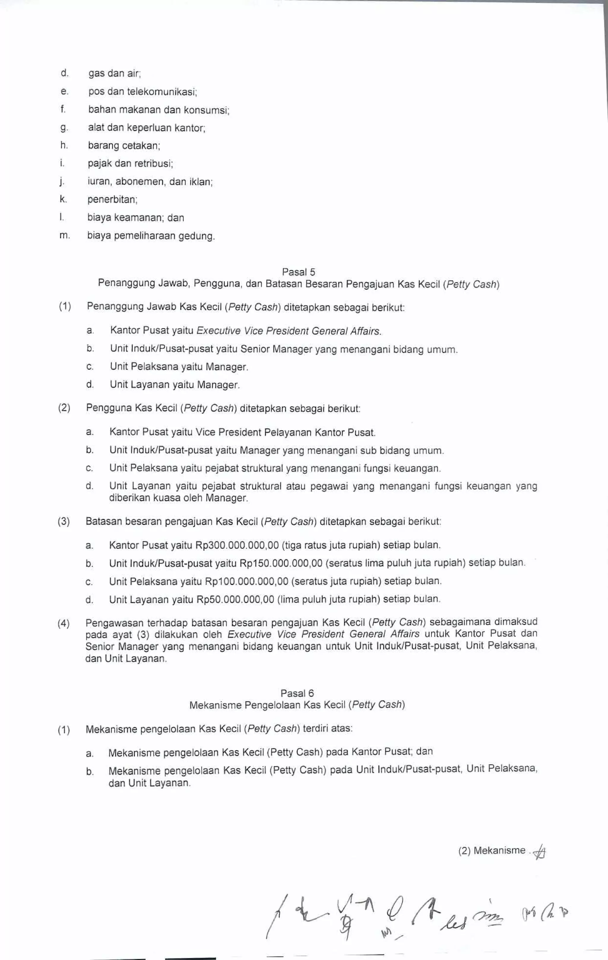 Per dir petty cash cash card | PDF