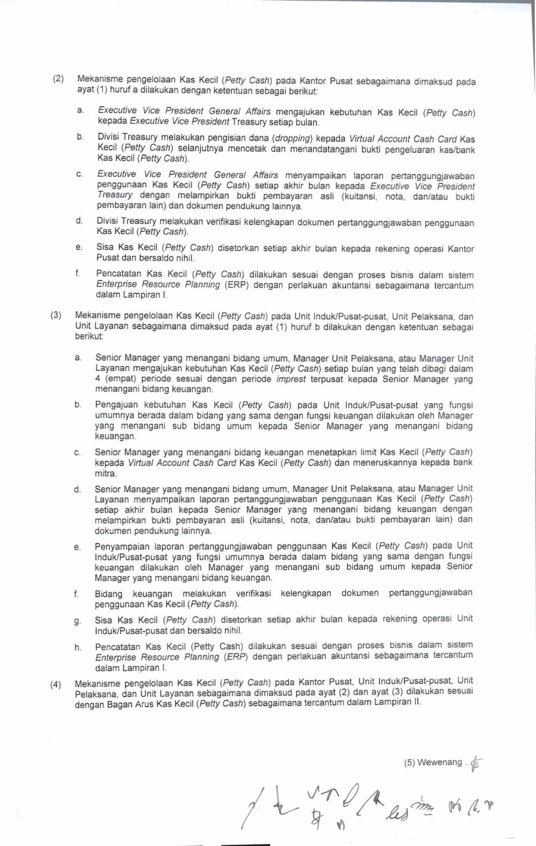 Per dir petty cash cash card | PDF