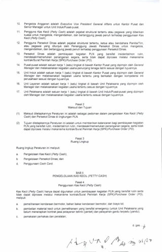 Per dir petty cash cash card | PDF | Free Download