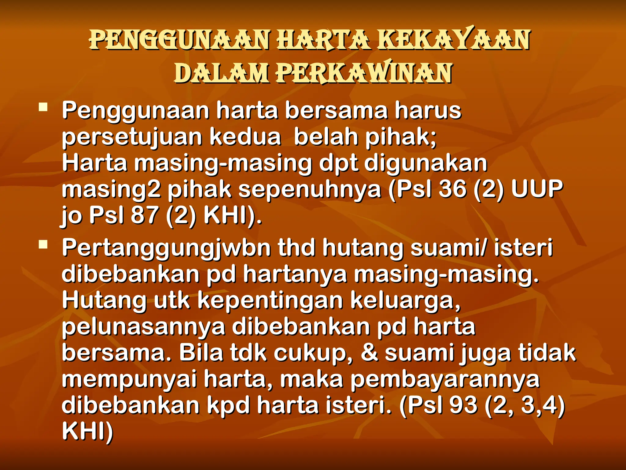 perdis-harta-kekayaan-dalam-perkawinan.ppt | Free Download